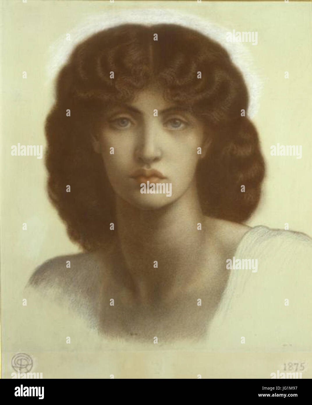 Dante Gabriel Rossetti - Astarte Syriaca 28study for head29 Stock Photo ...