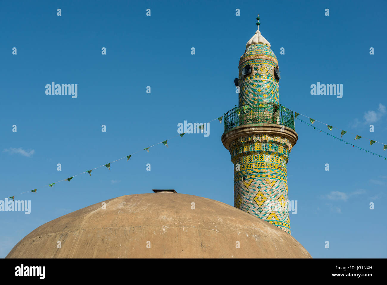 Old mosque in the citadel of Erbil or Hawler, capital of Iraq Kurdistan ...