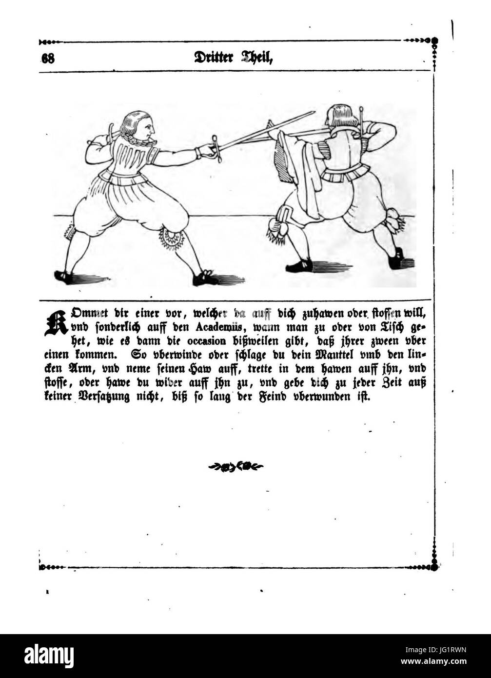 De Künstliches Fechtbuch (Scheible) 076 Stock Photo - Alamy