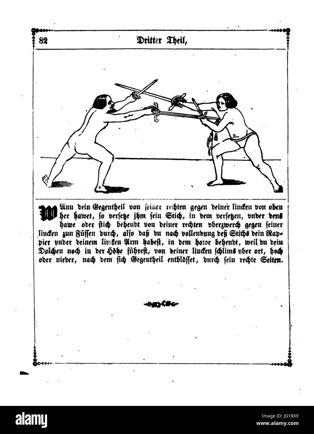 De Künstliches Fechtbuch (Scheible) 090 Stock Photo - Alamy
