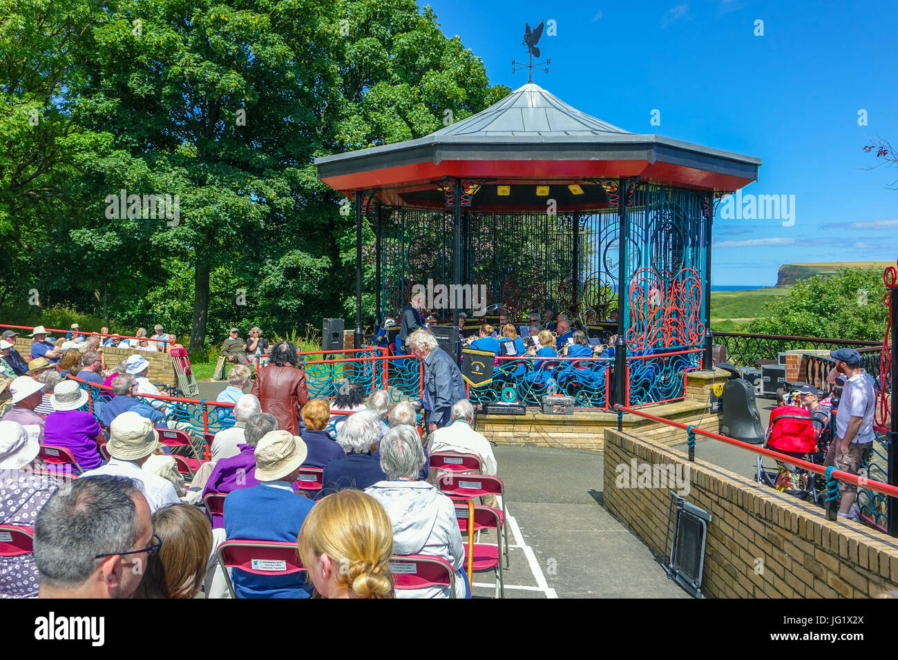 Bandstand saltburn hi-res stock photography and images - Alamy
