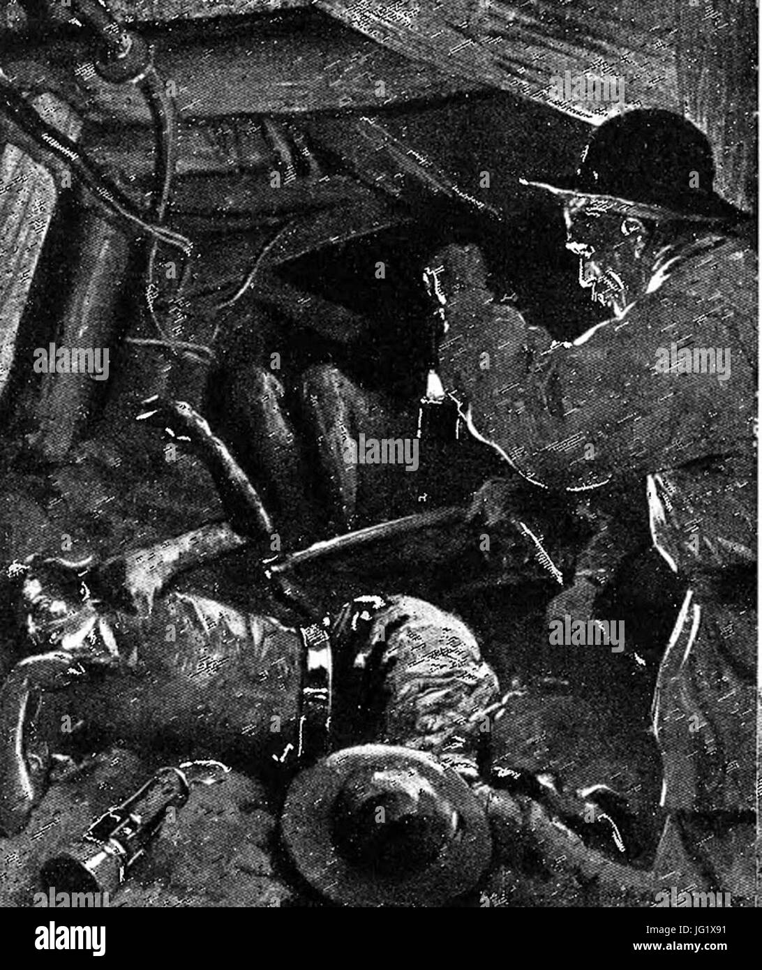 Mine hazards Black and White Stock Photos & Images - Alamy