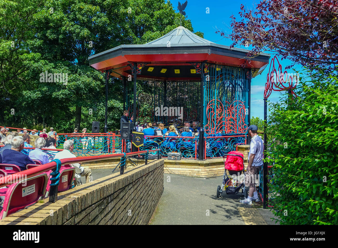 Bandstand saltburn hi-res stock photography and images - Alamy
