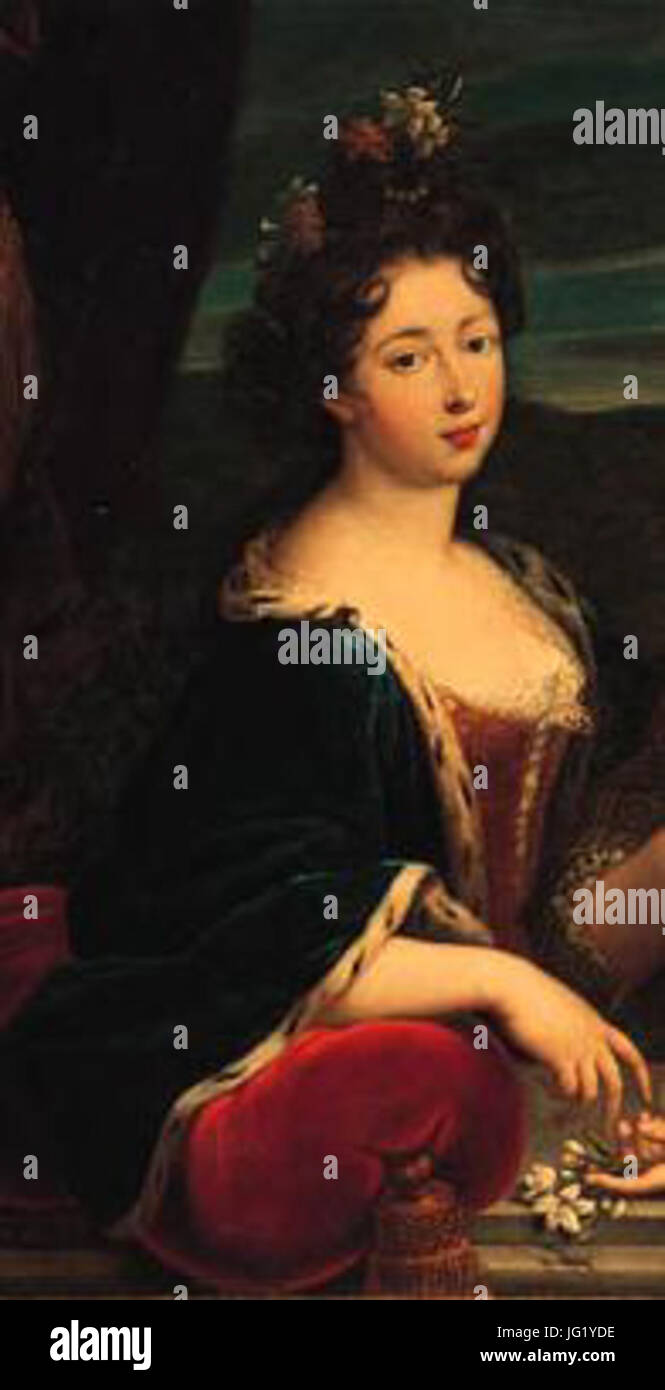 Detail of portrait by Nicolas Fouché of Marie de Lorraine 281674-172429 ...
