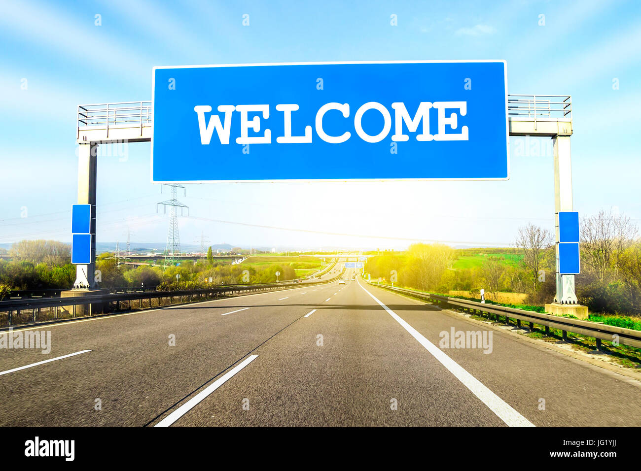 Freeway entry hi-res stock photography and images - Alamy