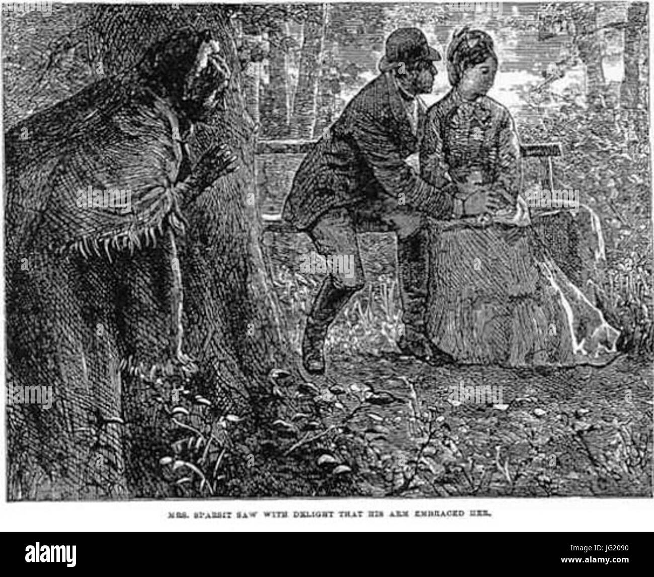 Ht11 Charles Stanley Reinhart Mrs. Sparsit s delight at having caught ...