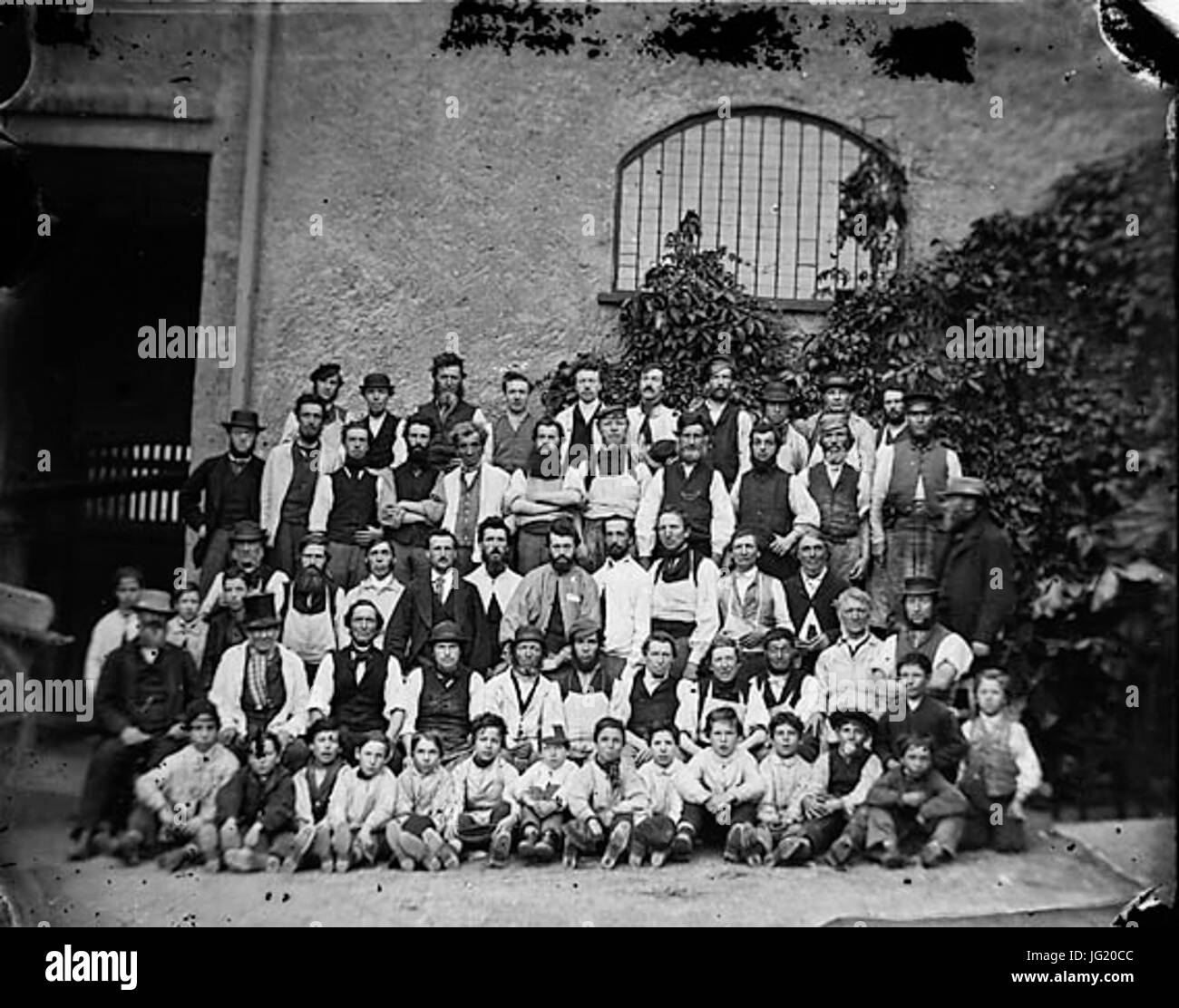 Hughes factory Llangollen NLW3361669 Stock Photo - Alamy