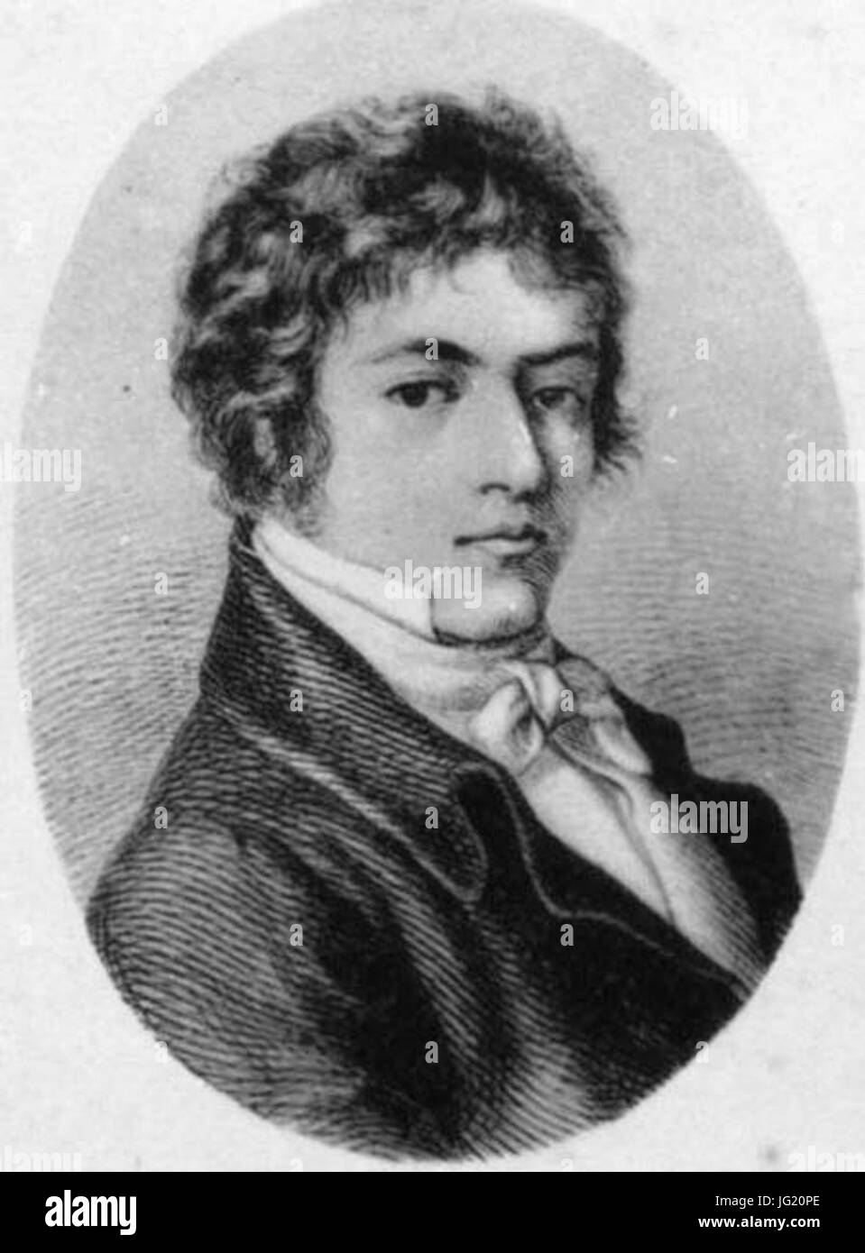 Gottlieb Schick, Porträt Stock Photo - Alamy