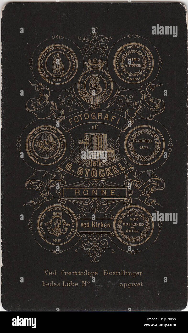 Gottlieb Støckel logo 1880s Stock Photo - Alamy