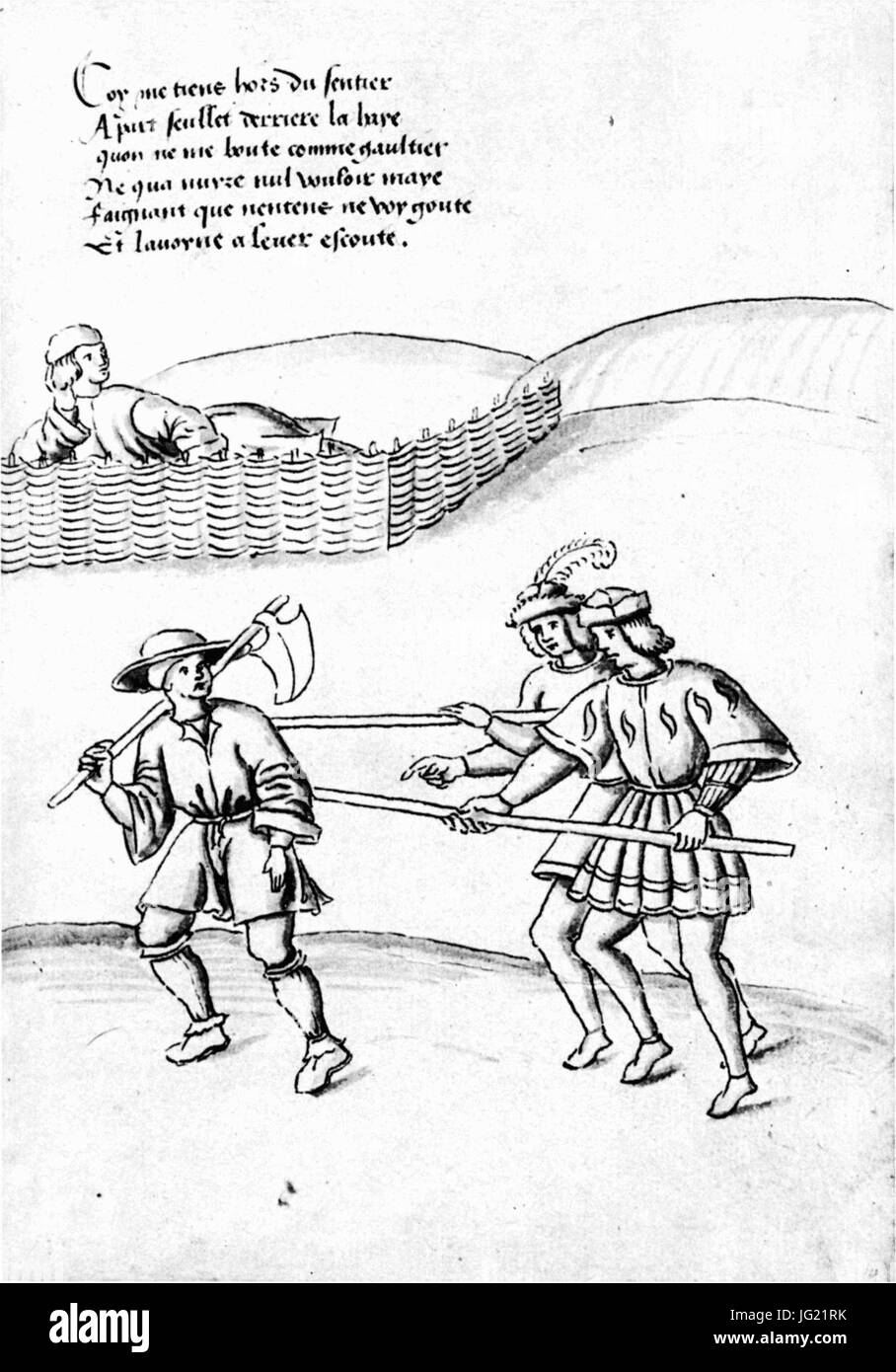 Illustration 001 from Chantilly Musée Condé ms. fr. 509-885 Stock Photo ...