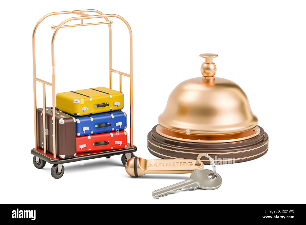 Booking service and travel concept, 3D rendering Stock Photo - Alamy