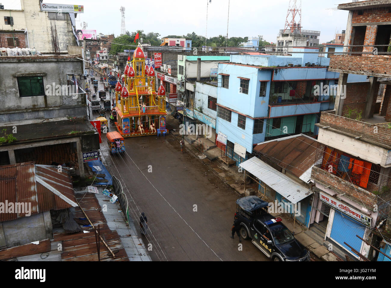 Jagannath rath yatra, Dhamrai, Bangladesh. Dhamrai Roth is about 400 ...