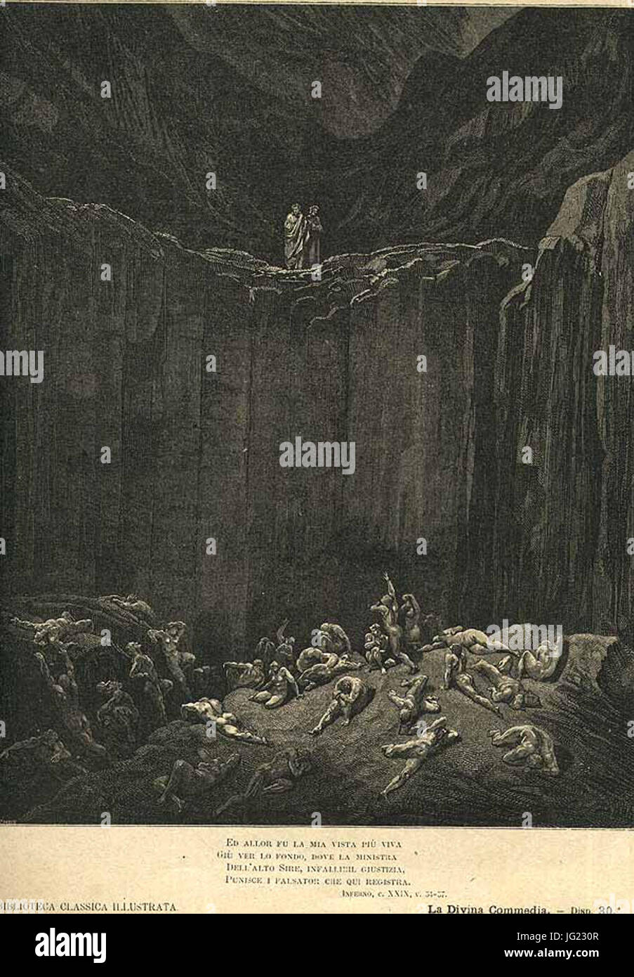 Inferno Canto 29, Gustave Dorè 1 Stock Photo - Alamy