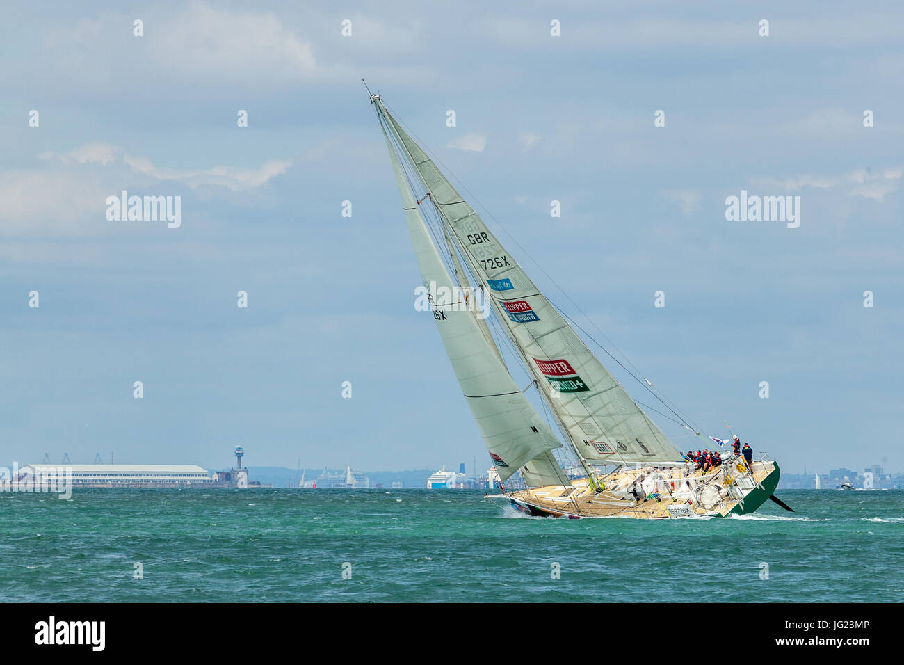 IOW Round the Island 2017 - Clipper CV26 Stock Photo - Alamy