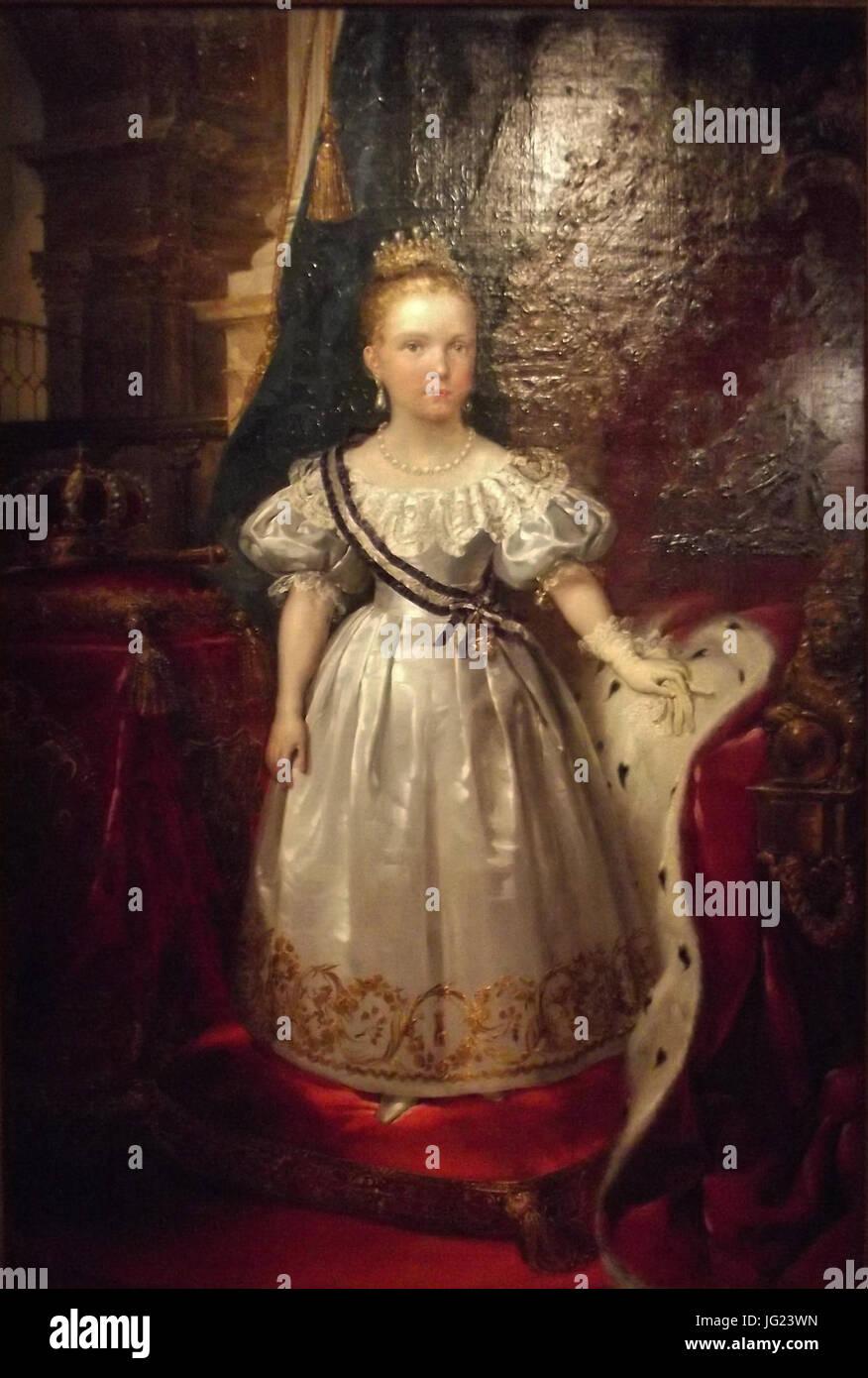 Isabel II niña Stock Photo - Alamy