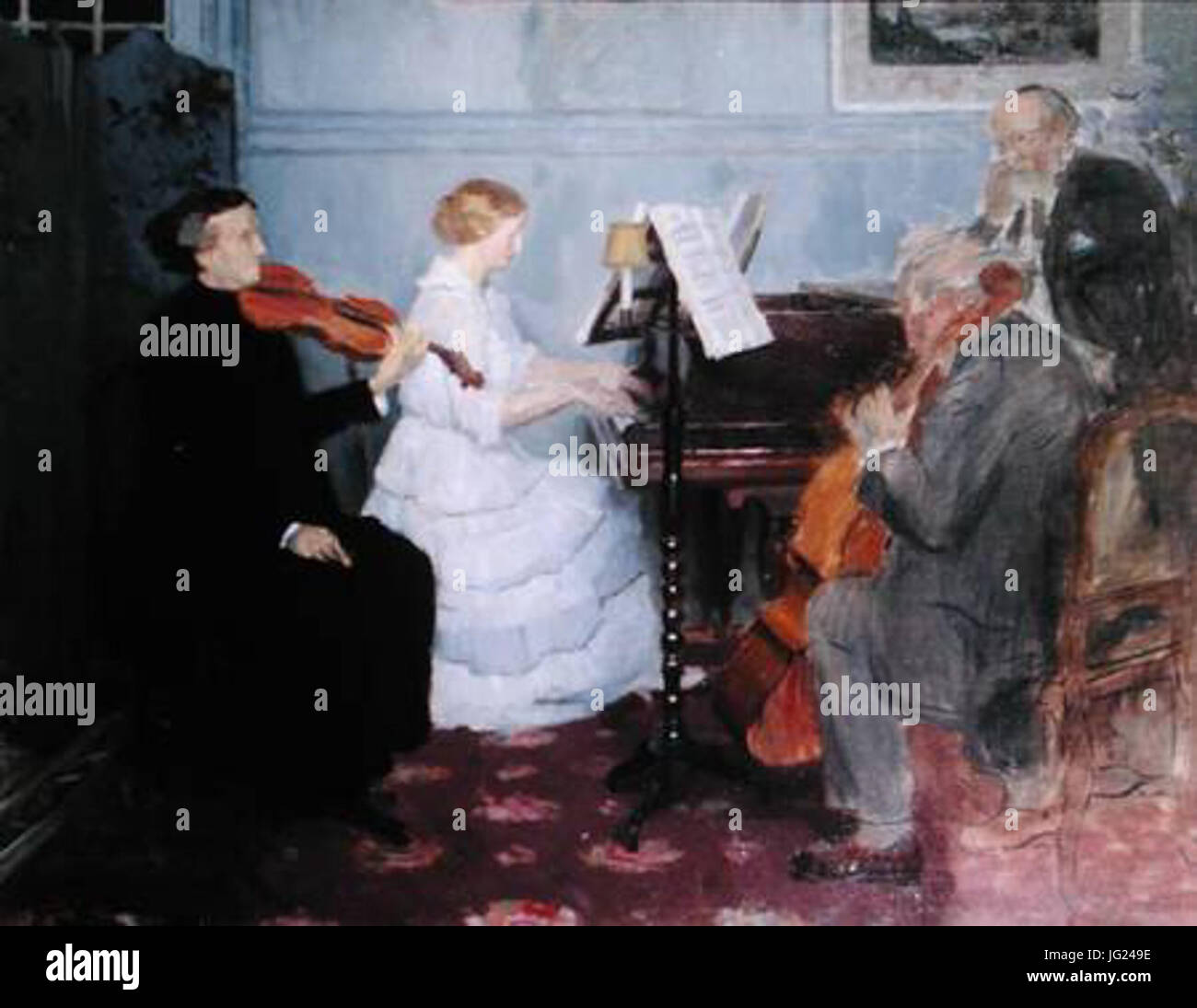 Concert 19th century hi-res stock photography and images - Alamy