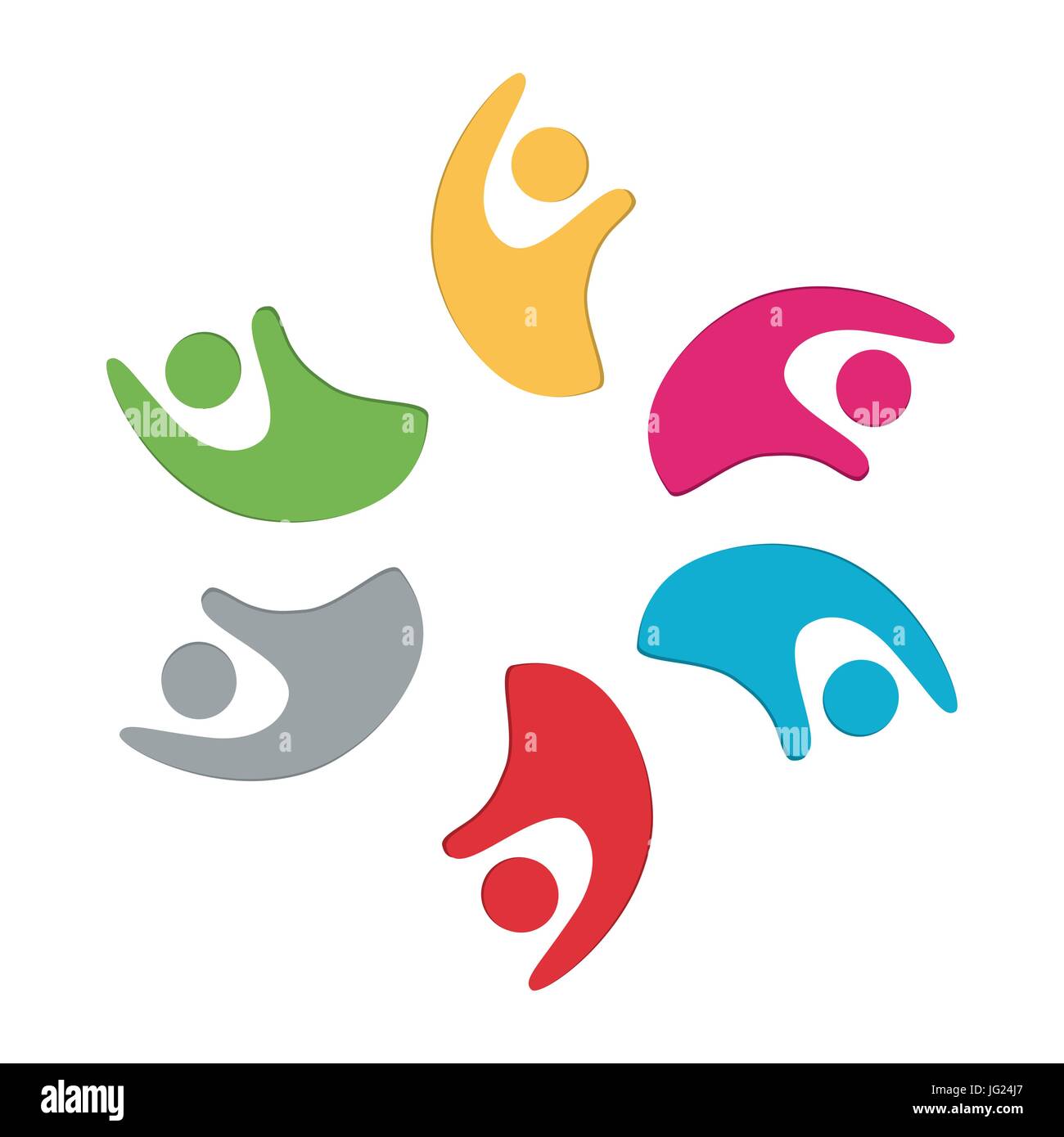 Abstract human figures design Stock Vector Image & Art - Alamy