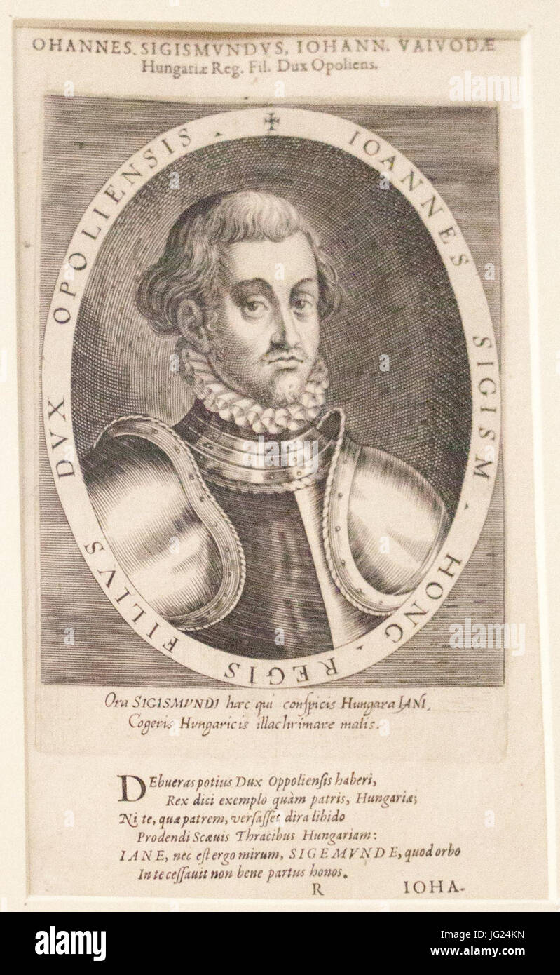 János Zsigmond erdélyi fejedelem Stock Photo - Alamy