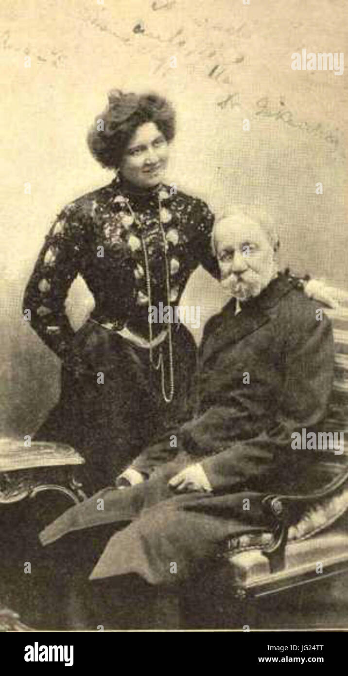Jókai Mór és Nagy Bella Stock Photo - Alamy