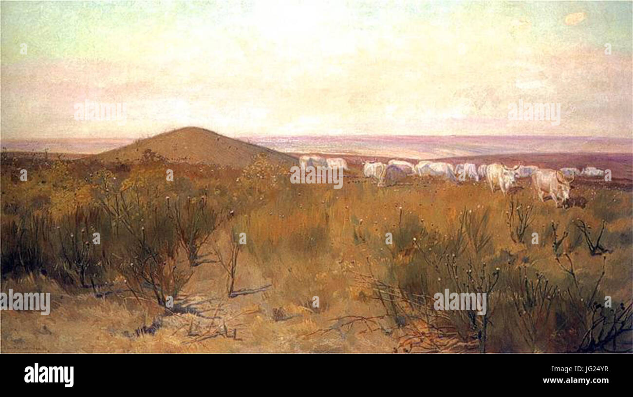 Józef Chełmoński. Kurhan. 1912 Stock Photo - Alamy