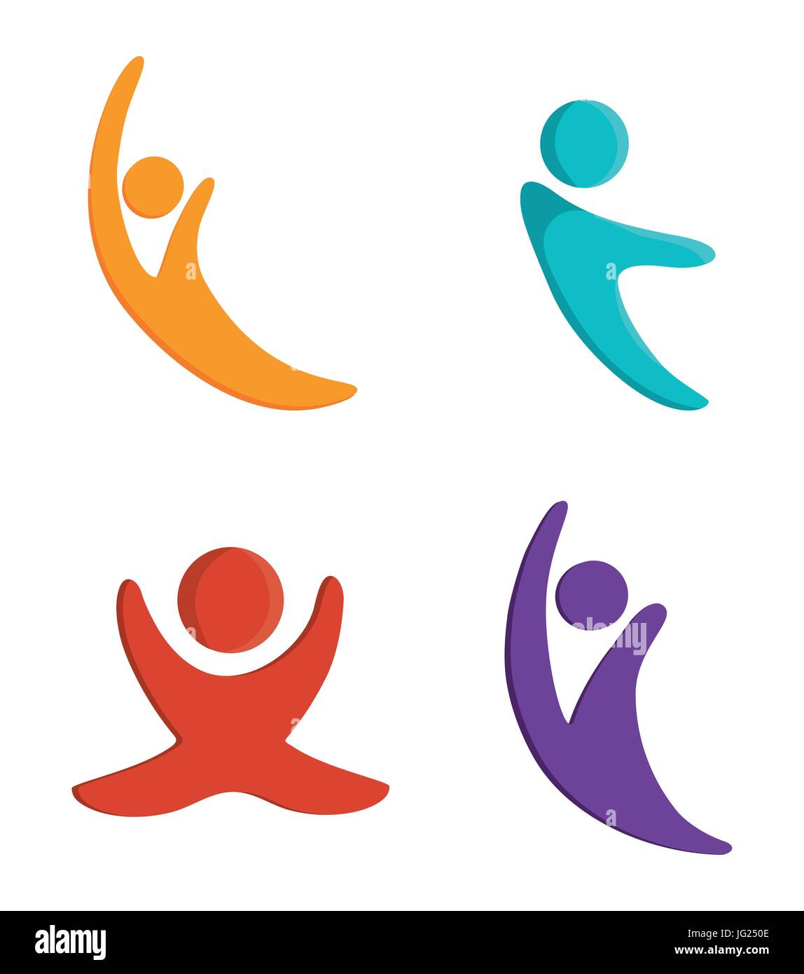 Abstract human figures design Stock Vector Image & Art - Alamy