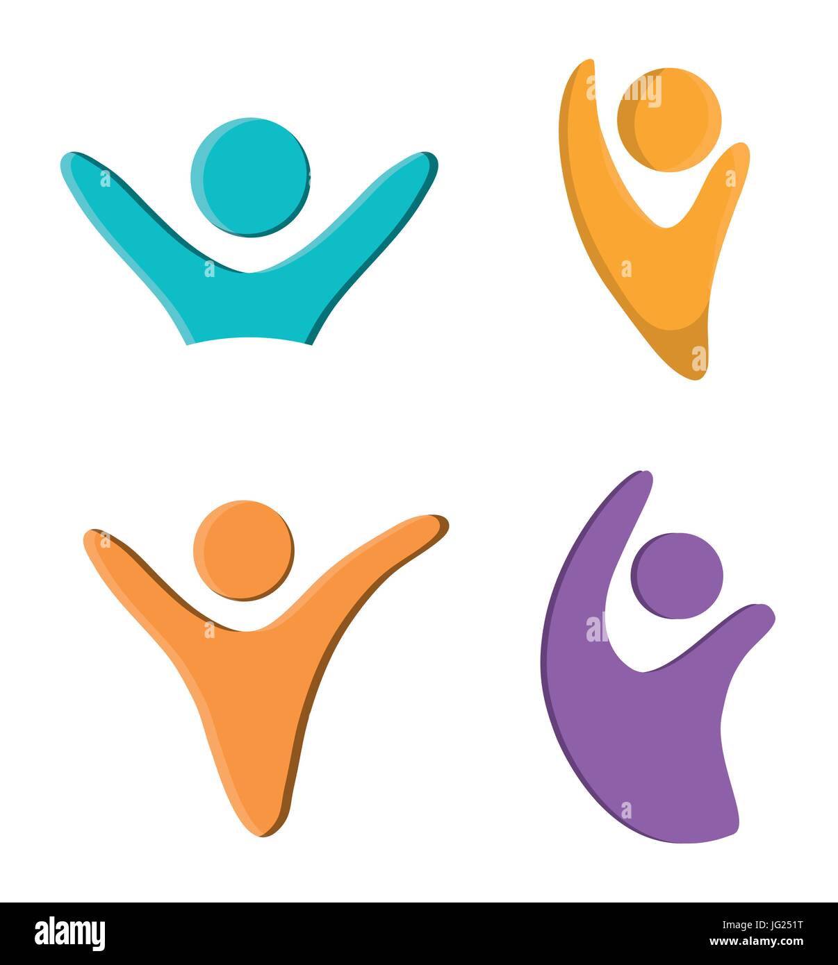 Abstract human figures design Stock Vector Image & Art - Alamy