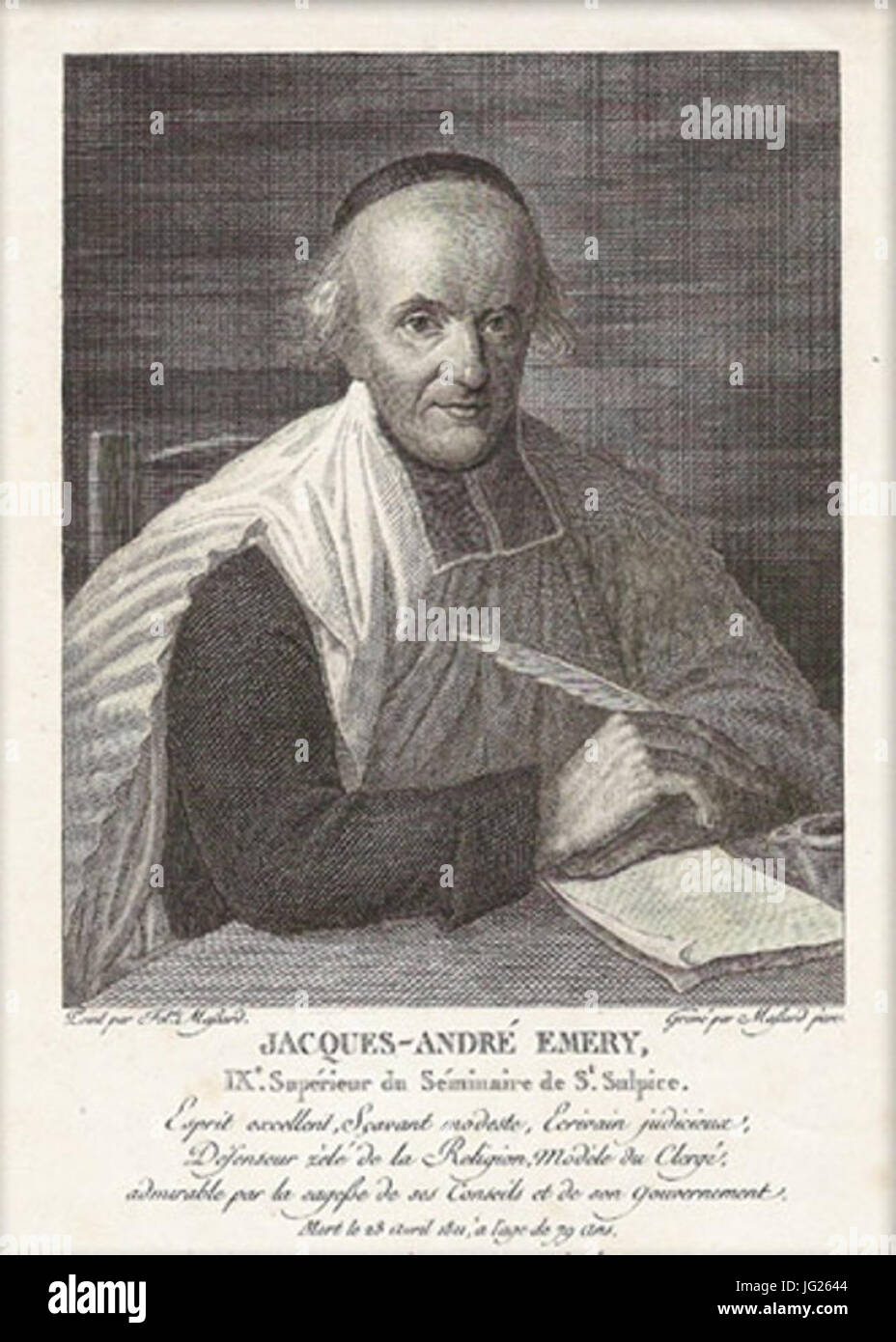 Jacques-André Émery (1732-1811 Stock Photo - Alamy