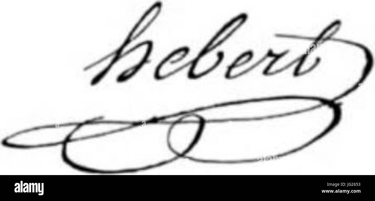 Jacques-René Hébert 28signature29 Stock Photo - Alamy