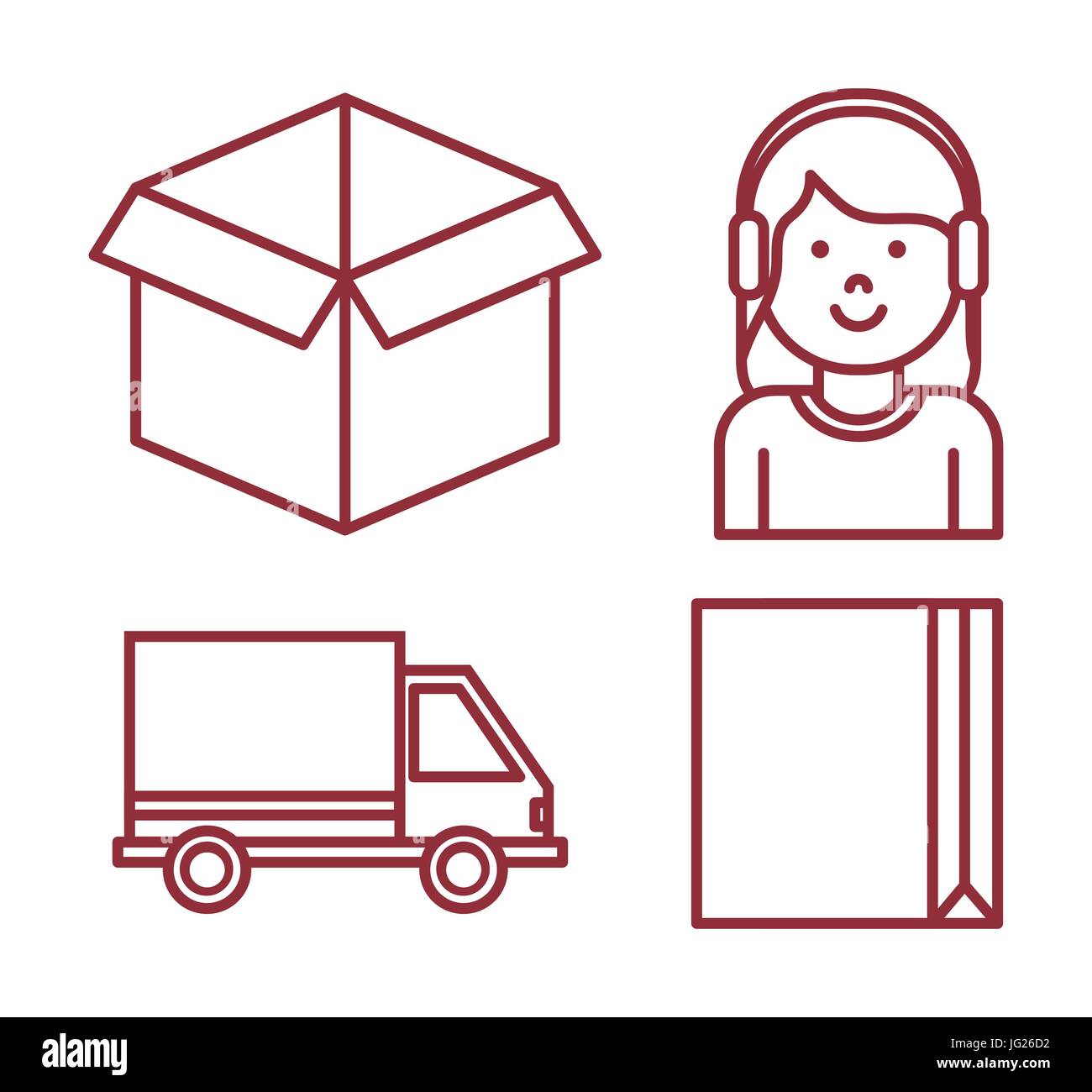 Carton box delivery related hi-res stock photography and images - Alamy