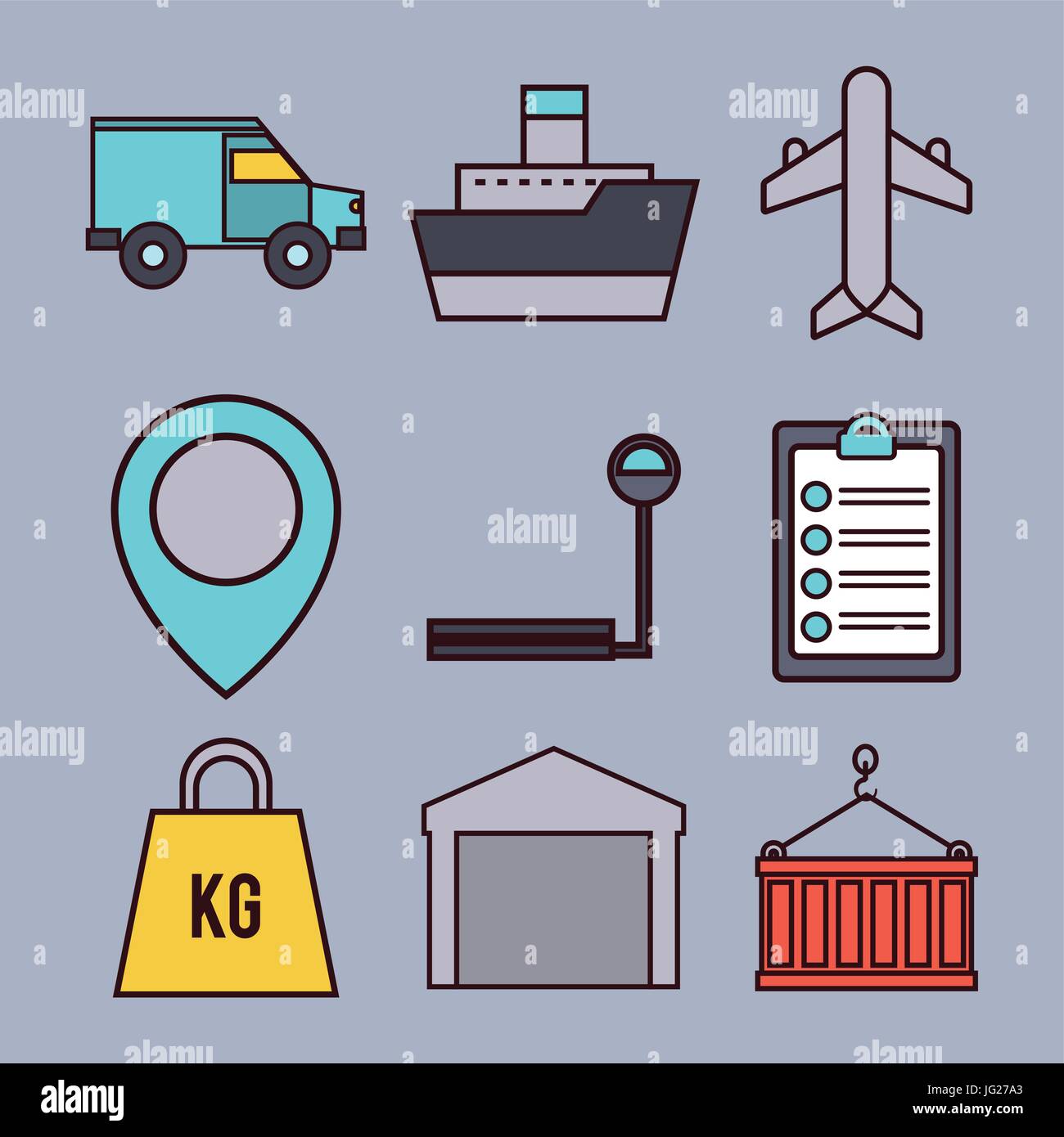 delivery and shipping design Stock Vector Image & Art - Alamy