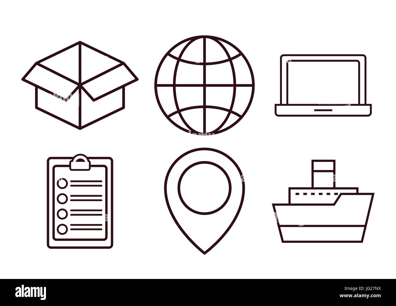 delivery and shipping design Stock Vector Image & Art - Alamy