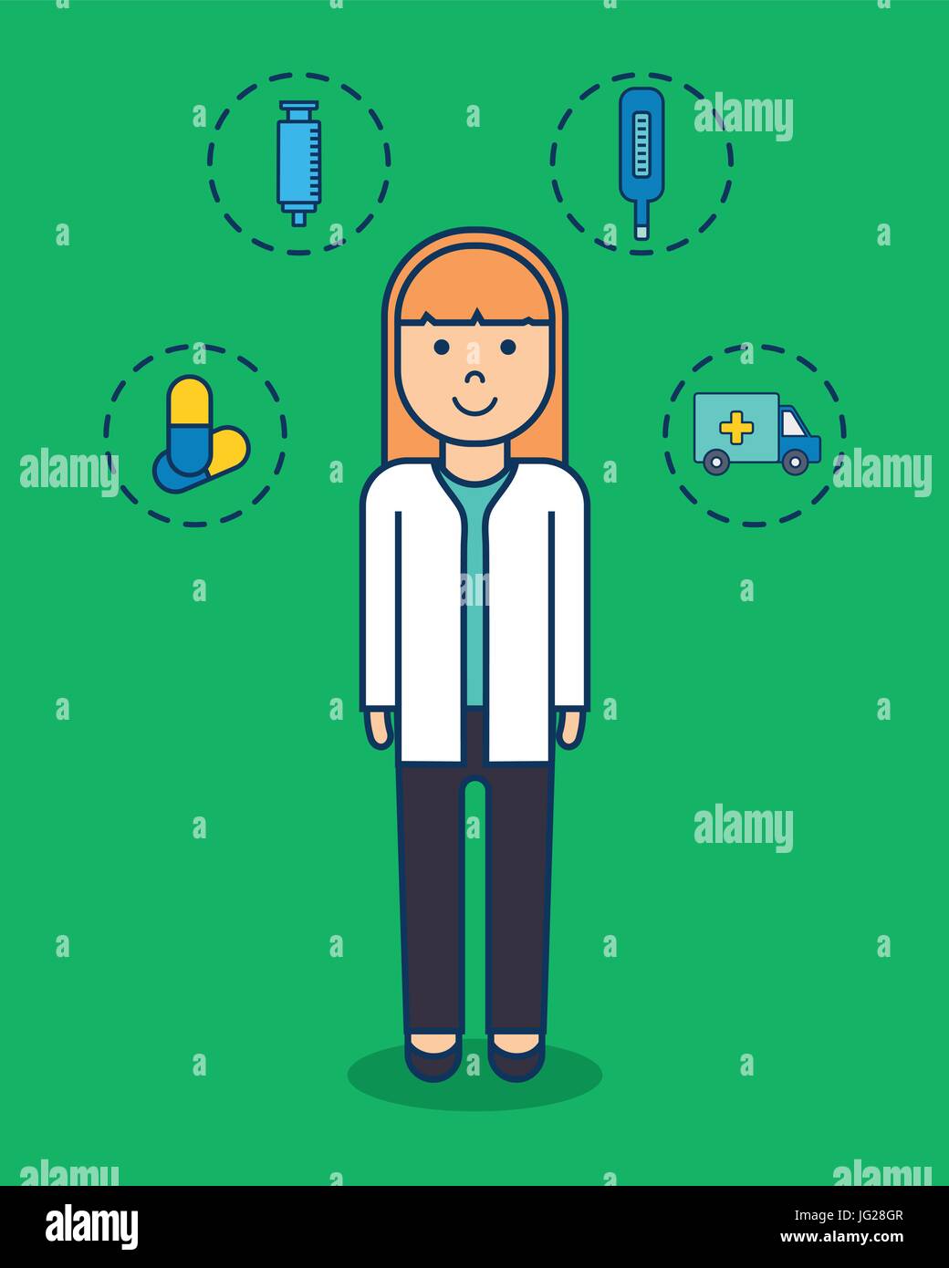 cartoon medical doctor icon Stock Vector Image & Art - Alamy