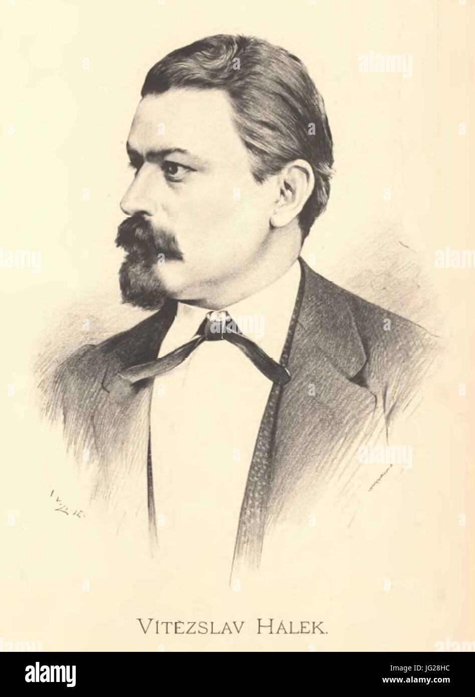 Jan Vilímek - Vítězslav Hálek Stock Photo - Alamy