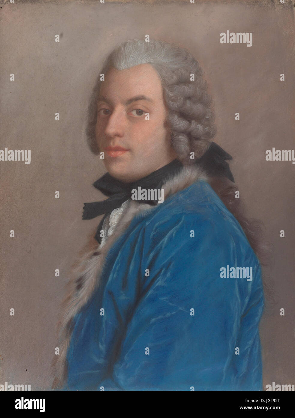 Jean-Étienne Liotard - Portret van Graaf Francesco Algarotti Stock ...