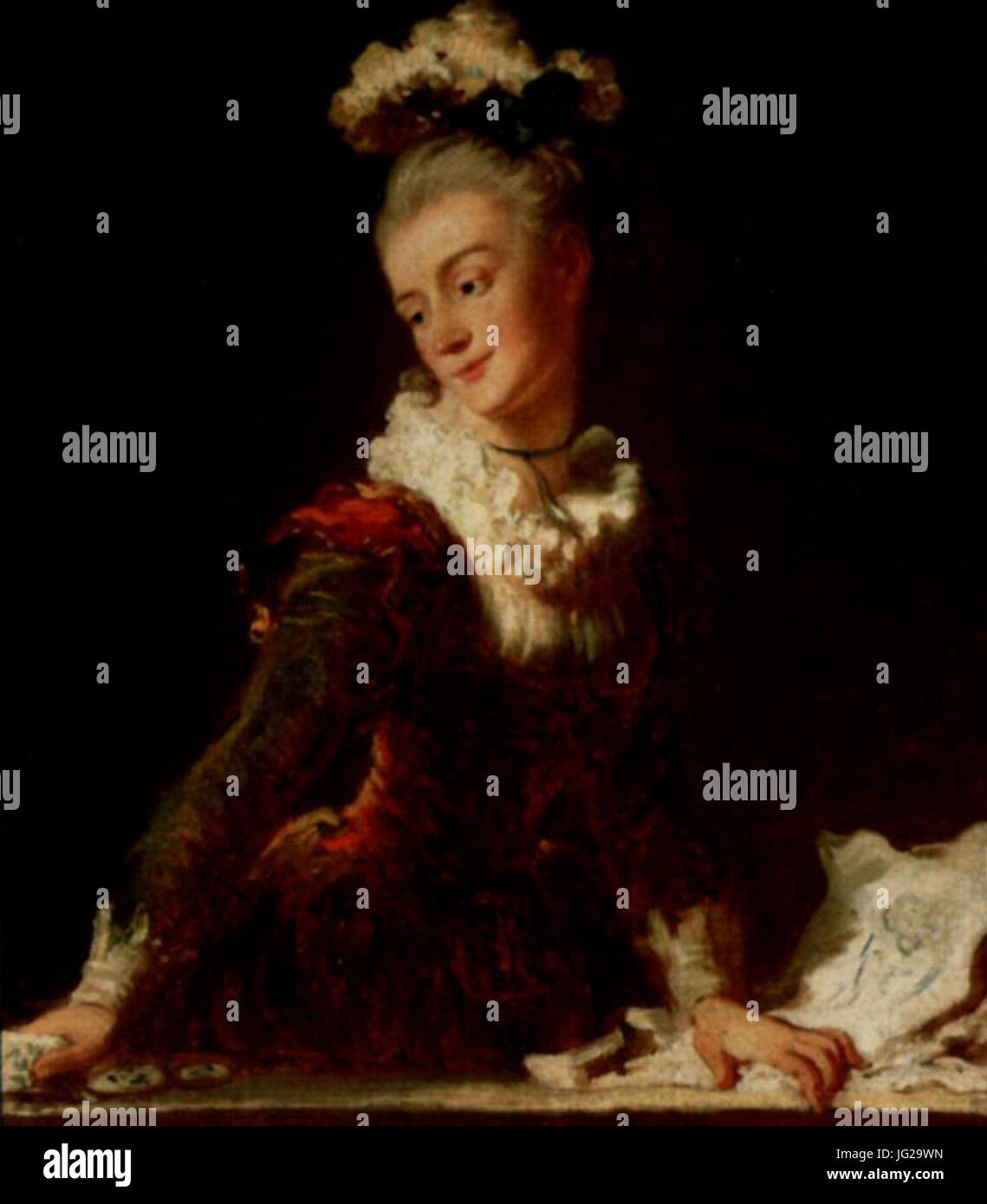 Jean honore fragonard the study hi-res stock photography and images - Alamy