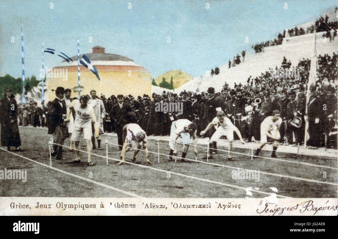 Jeux Olympiques d'Athènes 1896 Stock Photo - Alamy