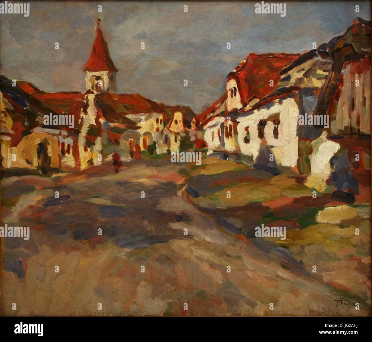 Jindřich Prucha - Village Green (Ronov nad Doubravou Stock Photo - Alamy