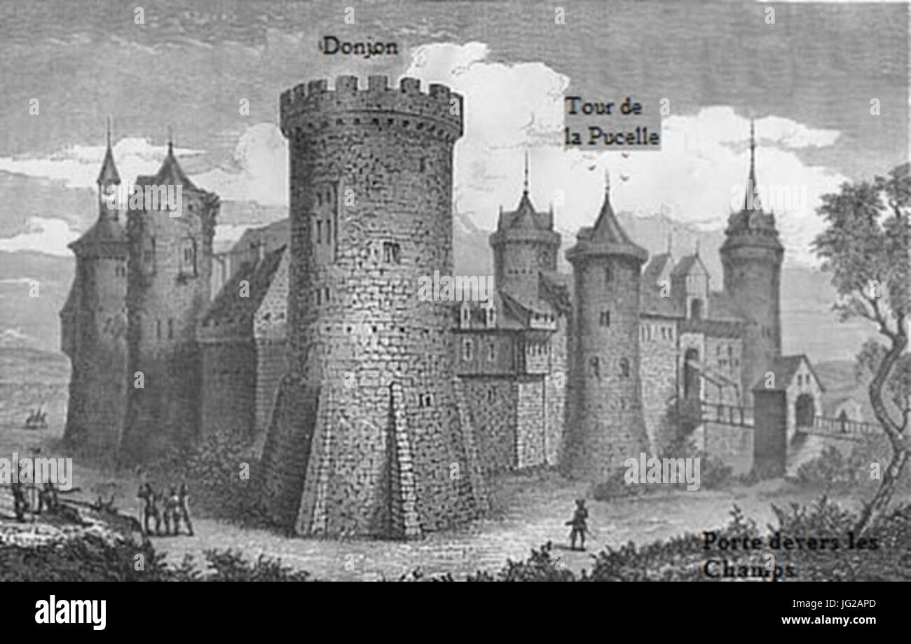 Rouen castle medieval hi-res stock photography and images - Alamy