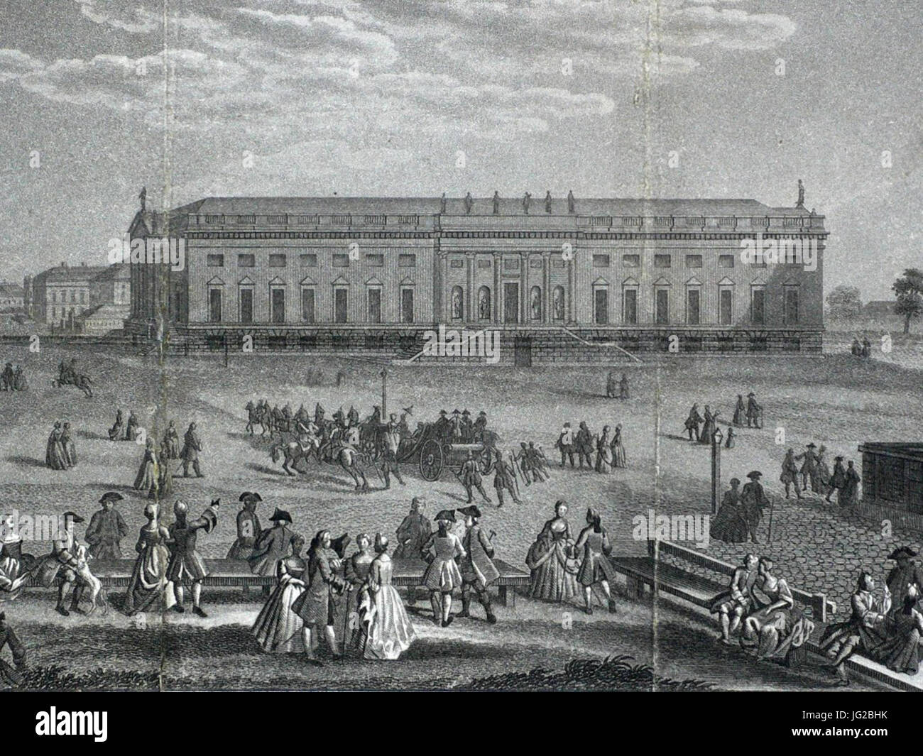 Johann Baptist Hoessel - Königliche Hofoper unter den Linden Stock ...