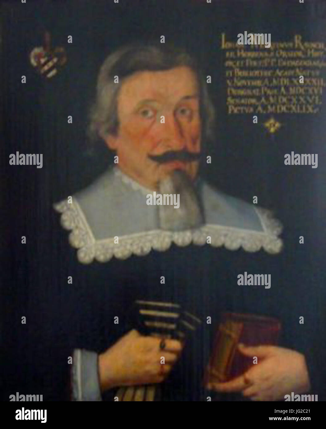 Johann Martin Rauscher in Tübinger Professorengalerie Stock Photo - Alamy