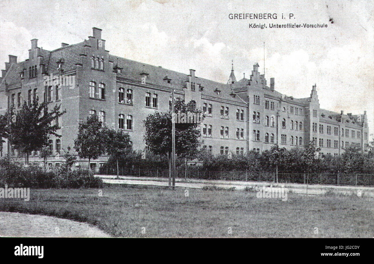 Greifenberg 1910 01 06 Königl Unteroffizier-Vorschule Stock Photo - Alamy