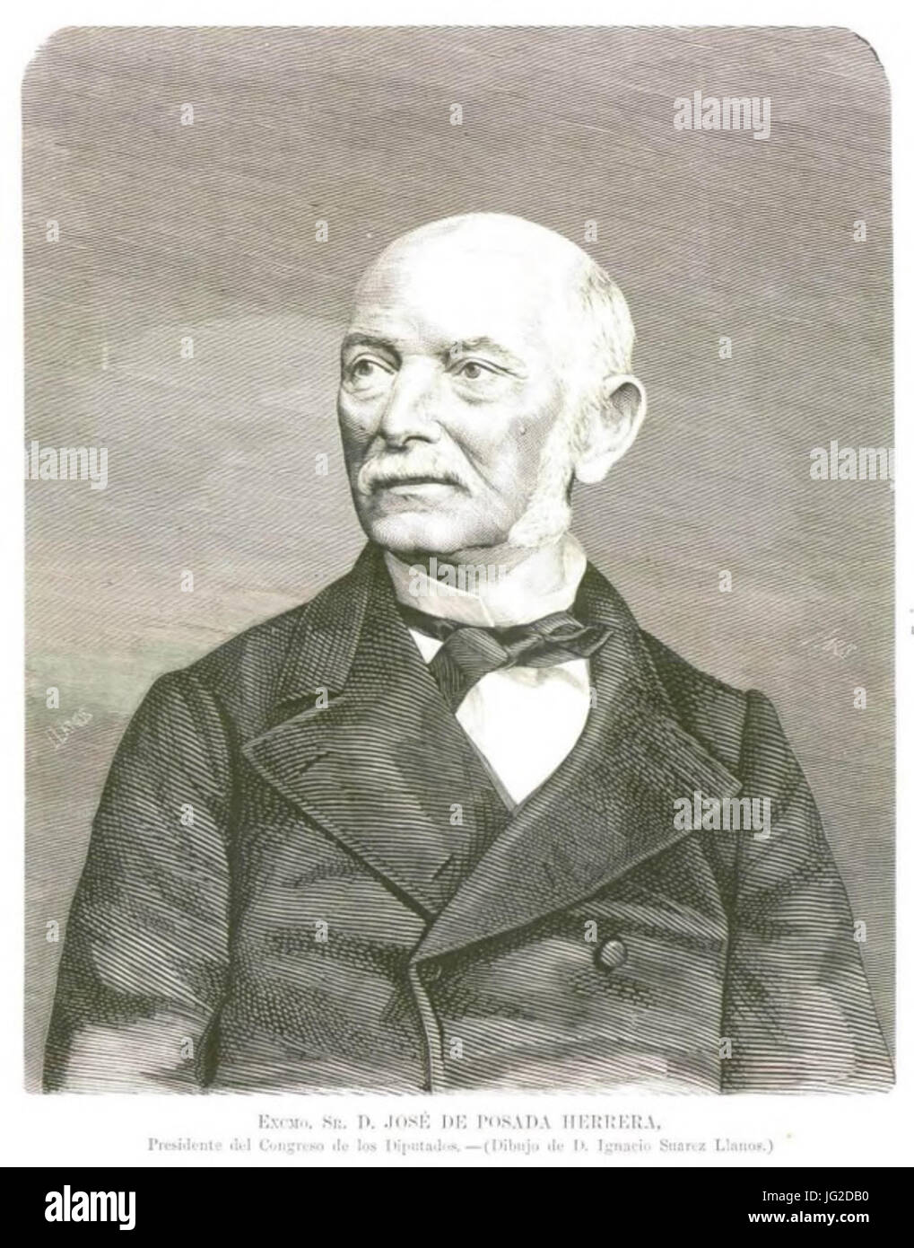 José de Posada Herrera, La Ilustración EspaơB1ola y Americana Stock ...