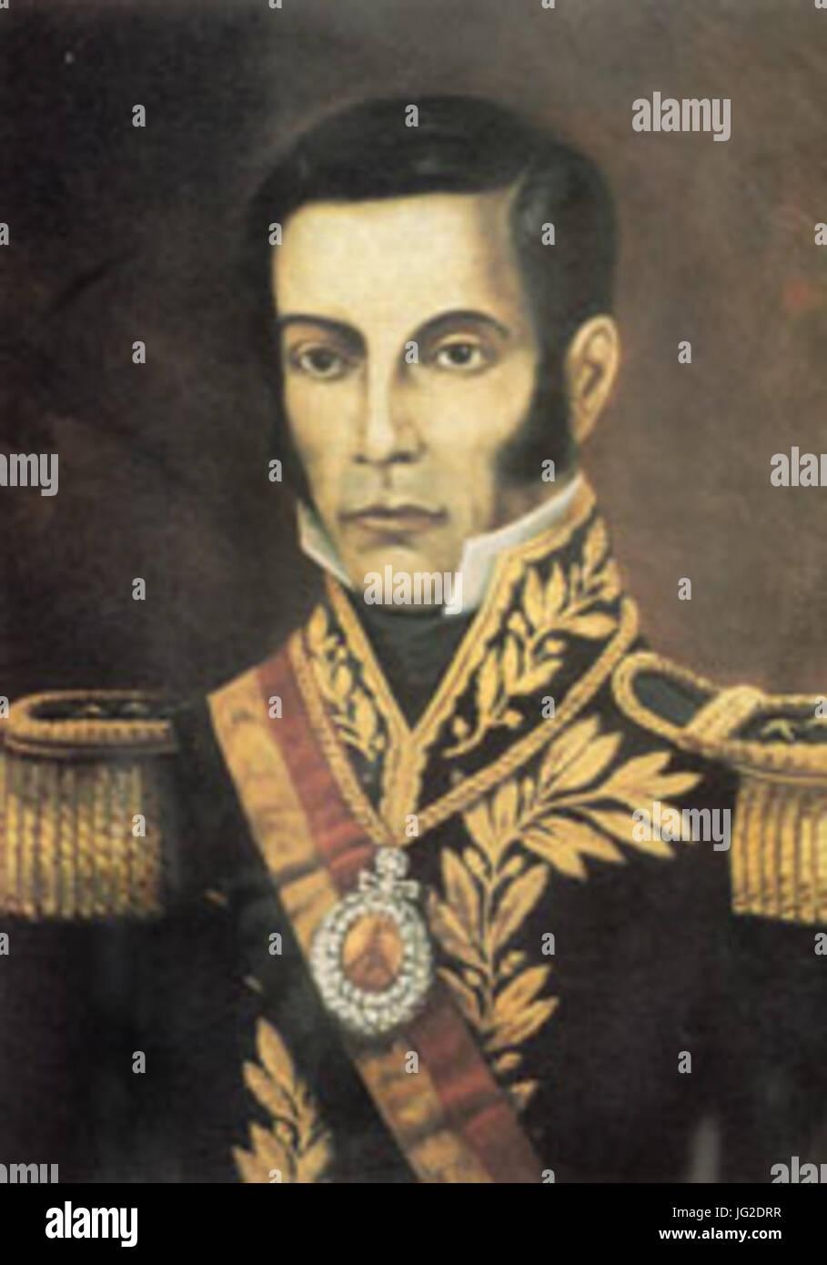 José Miguel de Velasco Franco - bolivianischer Präsident Stock Photo ...