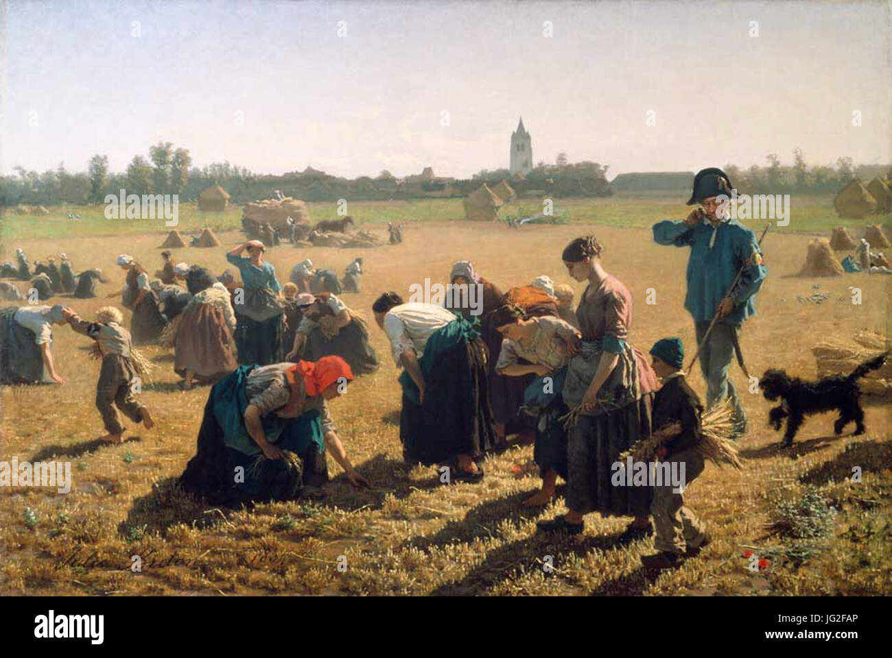 Jules breton the gleaners 1854 hi-res stock photography and images - Alamy