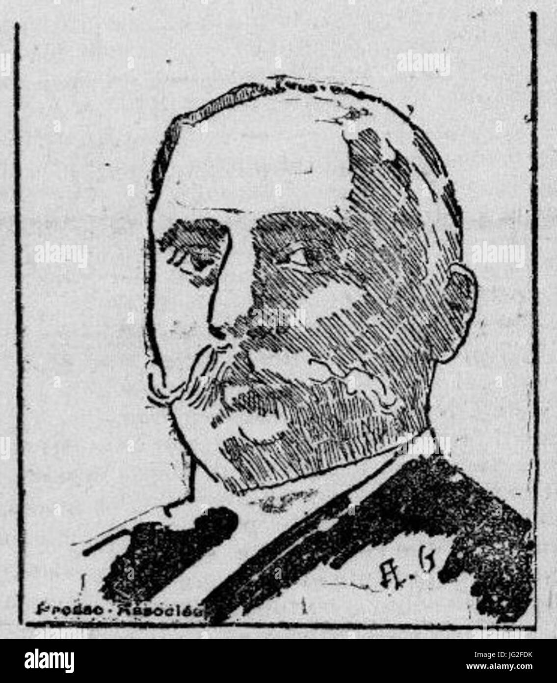 Jules Pams - Portrait presse associée 1912 Stock Photo - Alamy