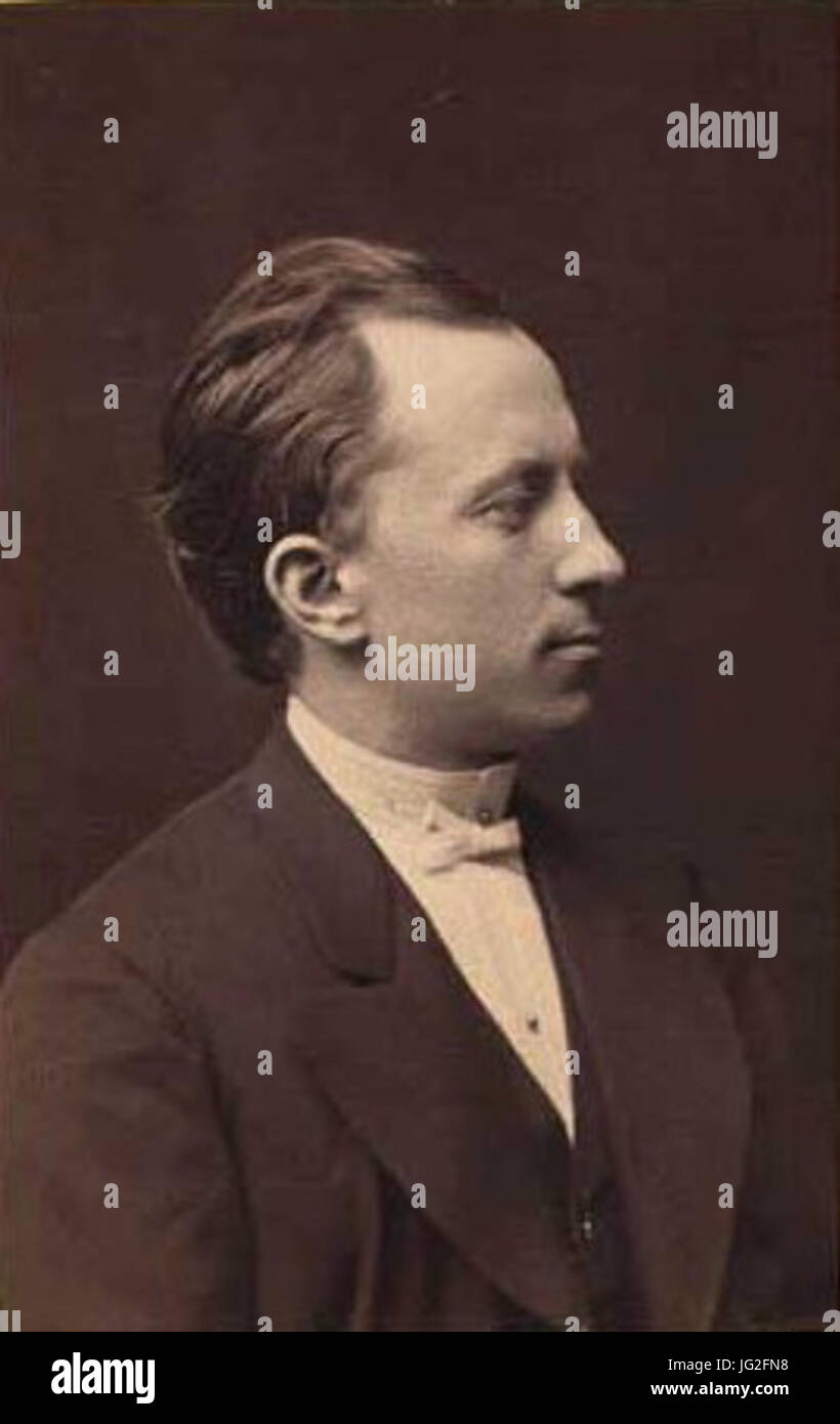 Julius Høegh-Guldberg 1842-1907 by Hansen Schou 26 Weller Stock Photo ...