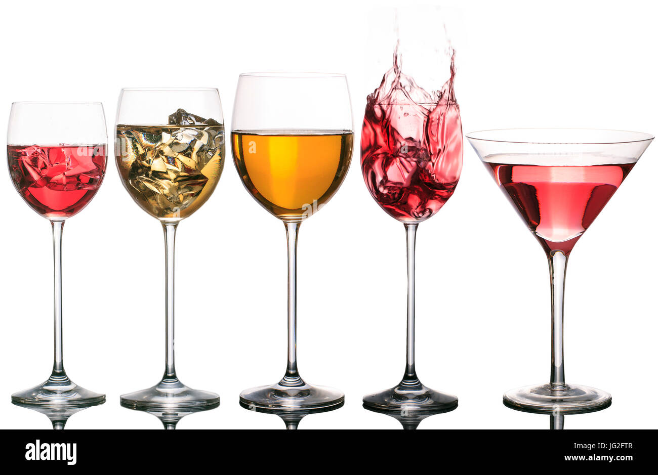 Isolated cup with color liquids Stock Photo - Alamy