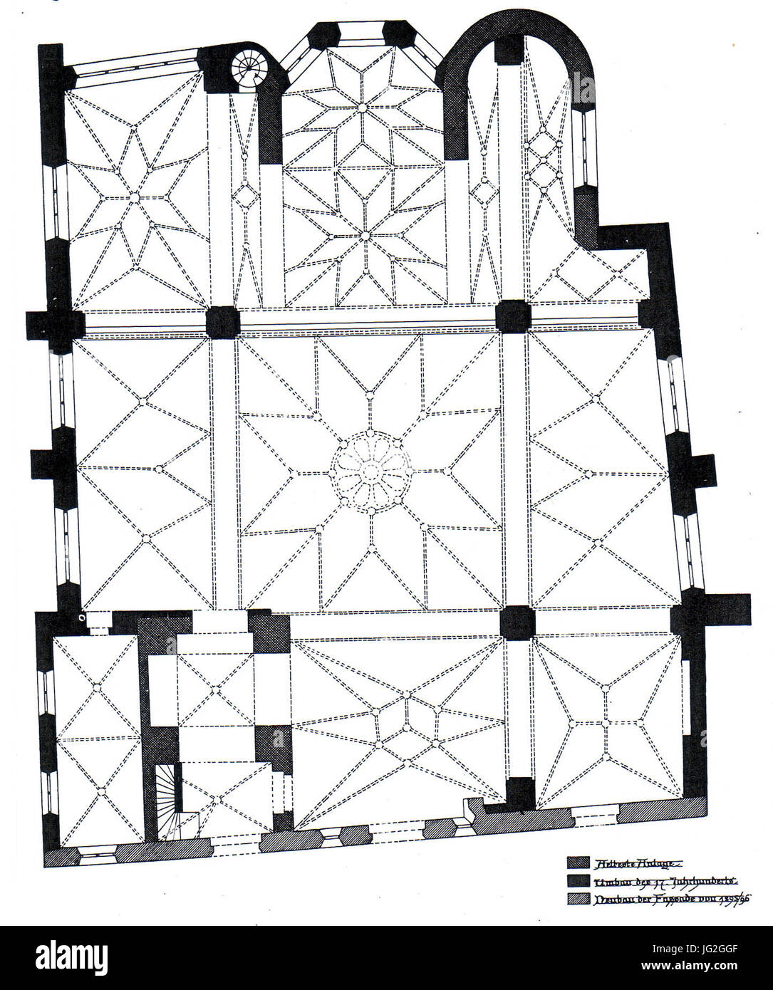 Köln Alt St Alban Grundriss 1916 Stock Photo - Alamy
