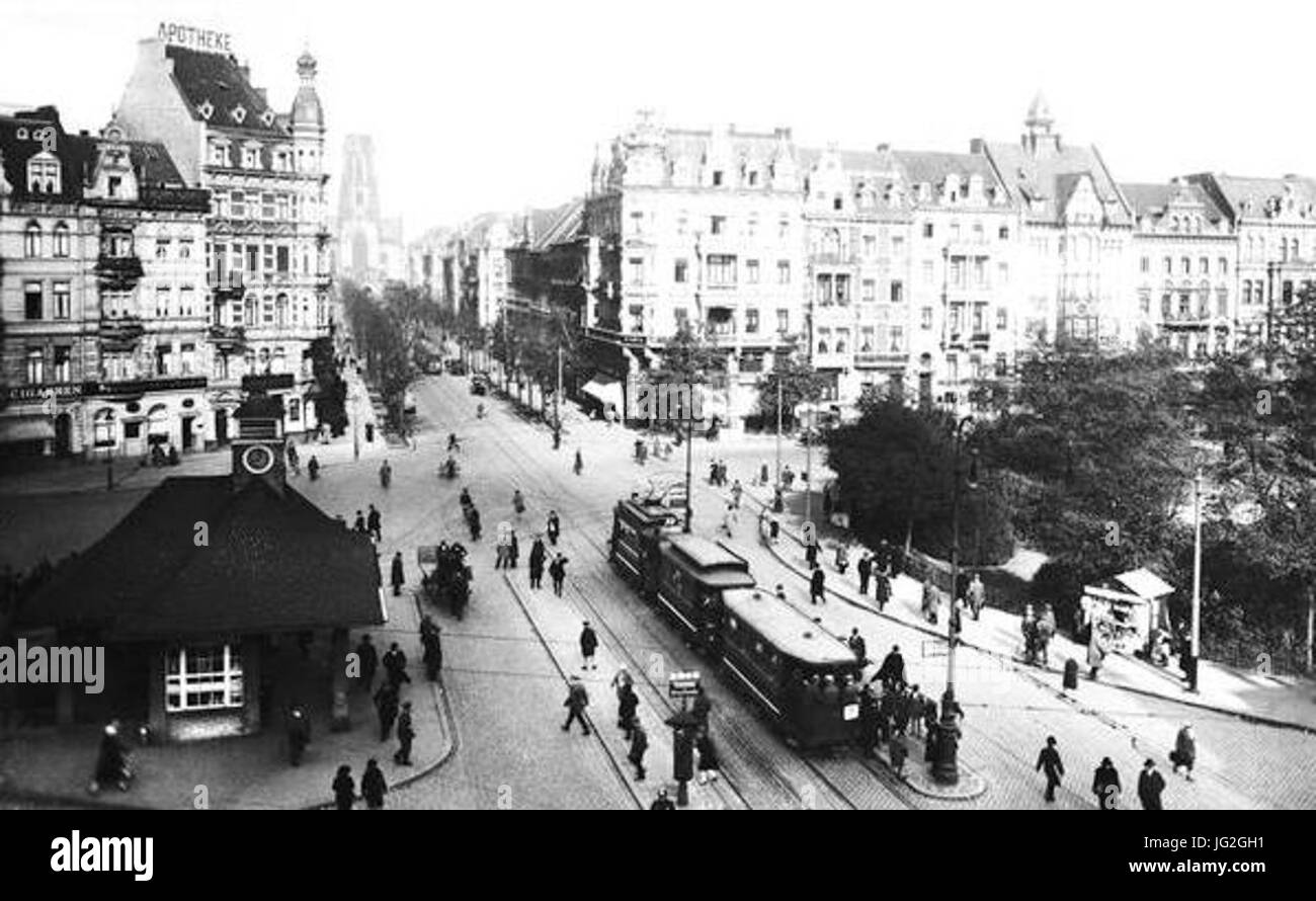 Köln Ebertplatz 1910 Stock Photo - Alamy