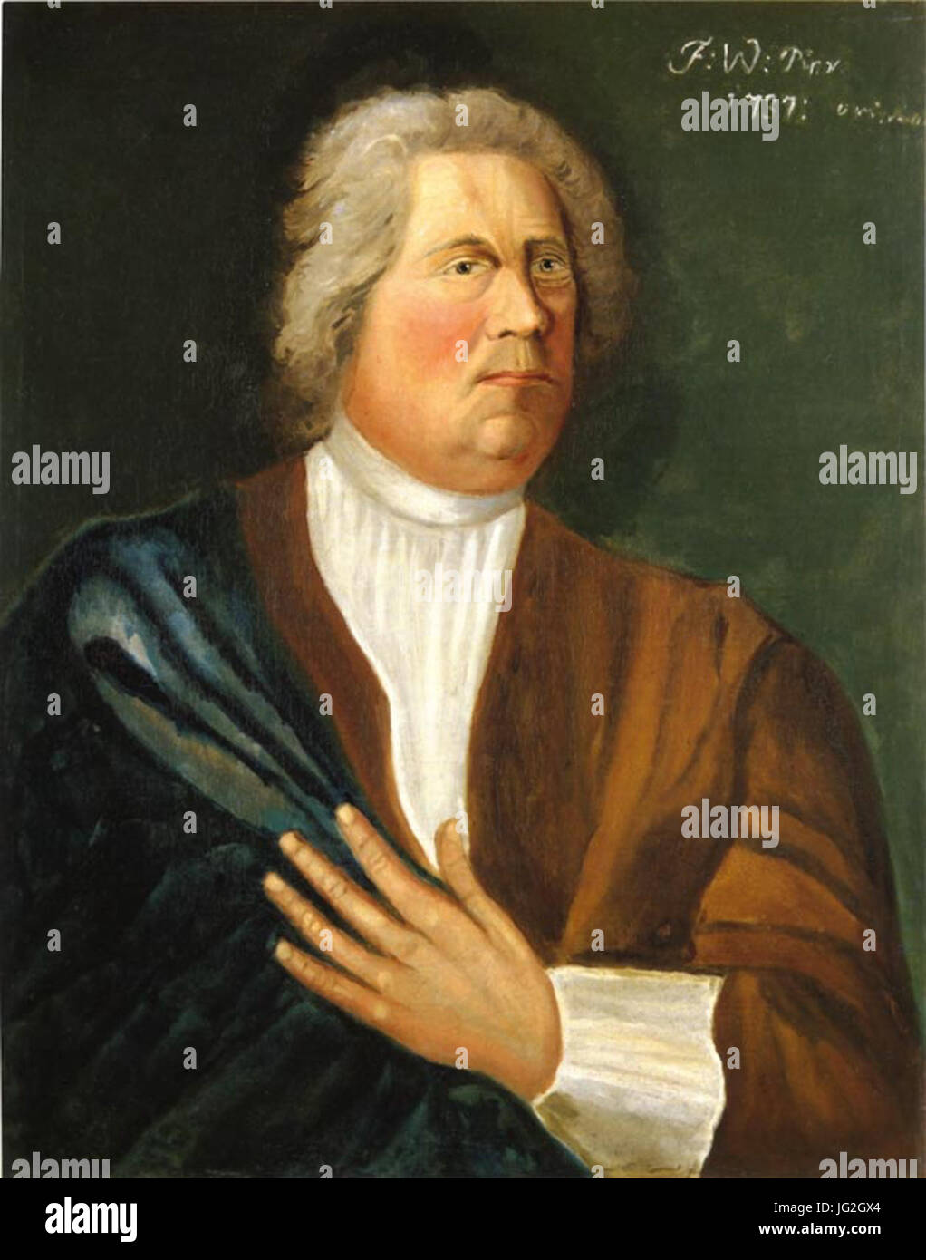 This self-portrait of King Frederick William I of Prussia showcases his ...